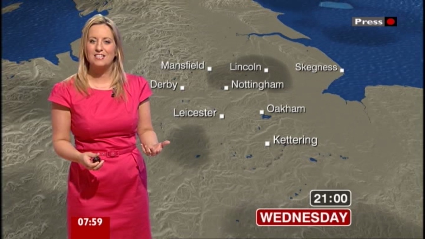 UK Regional News Caps: Anna Church - East Midlands Today Weather