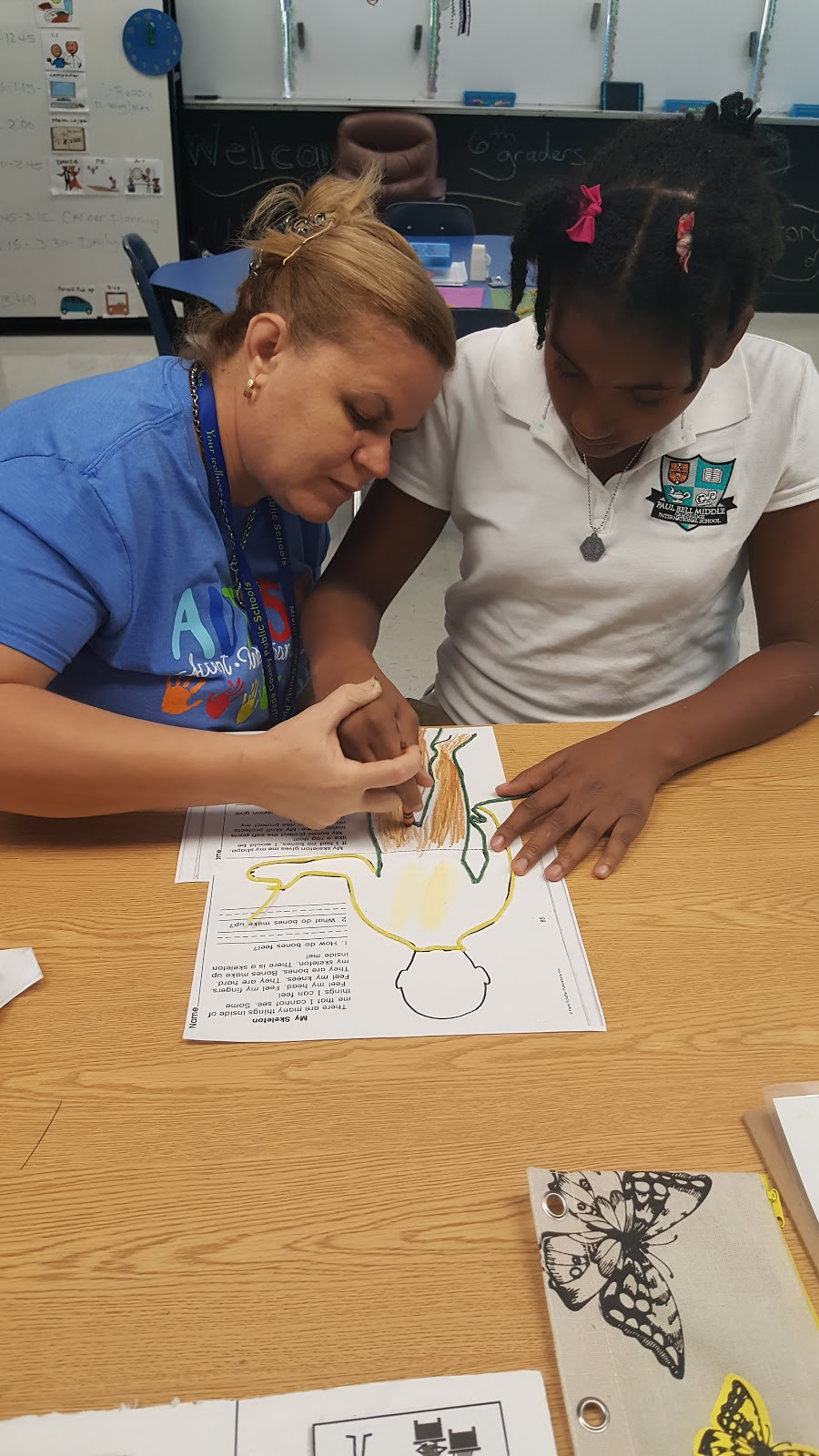 PAUL W. BELL MIDDLE SCHOOL ASD ACADEMY: MY SKELETON BY MS. DRESSLER'S CLASS