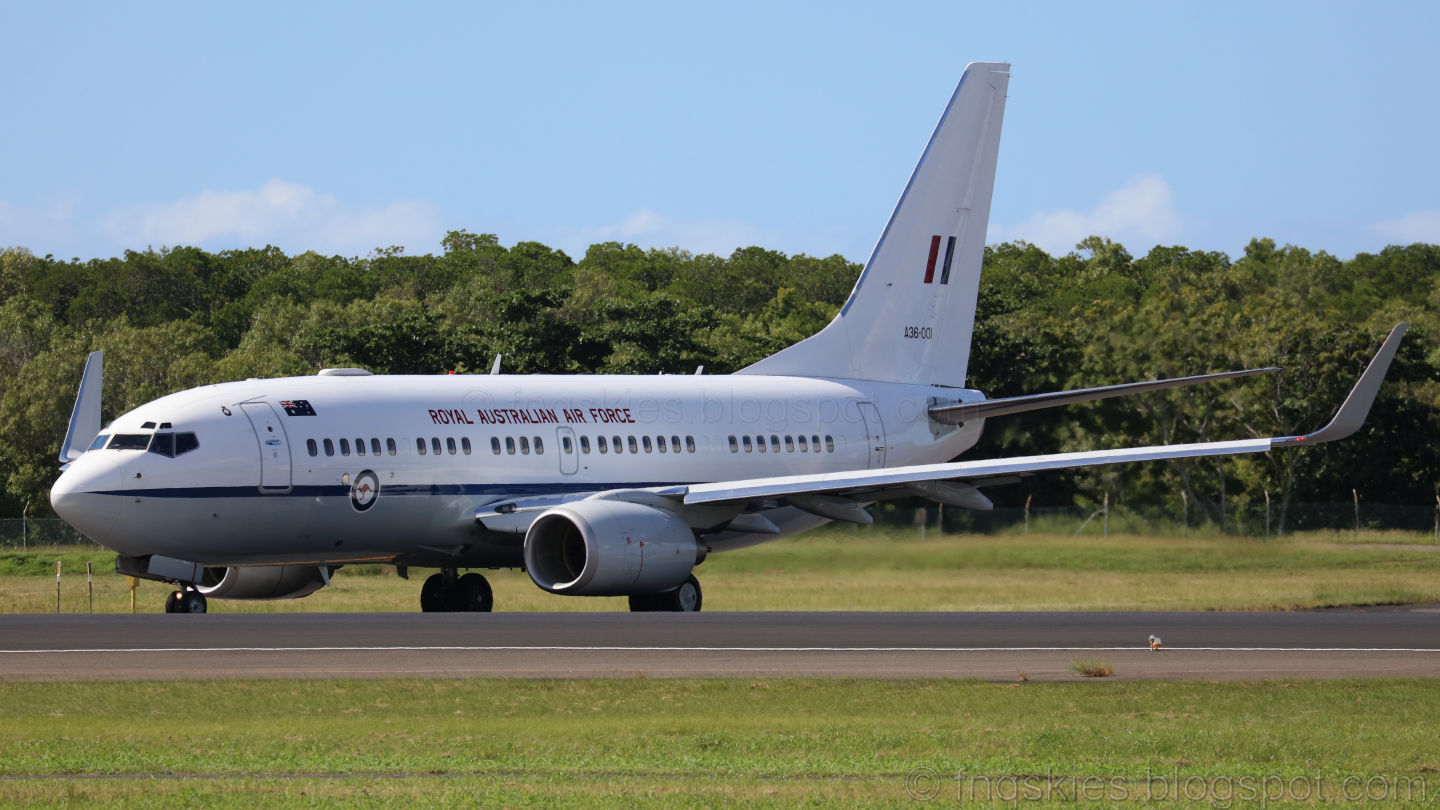 Far North Queensland Skies: RAAF Boeing 737-700 A36-001