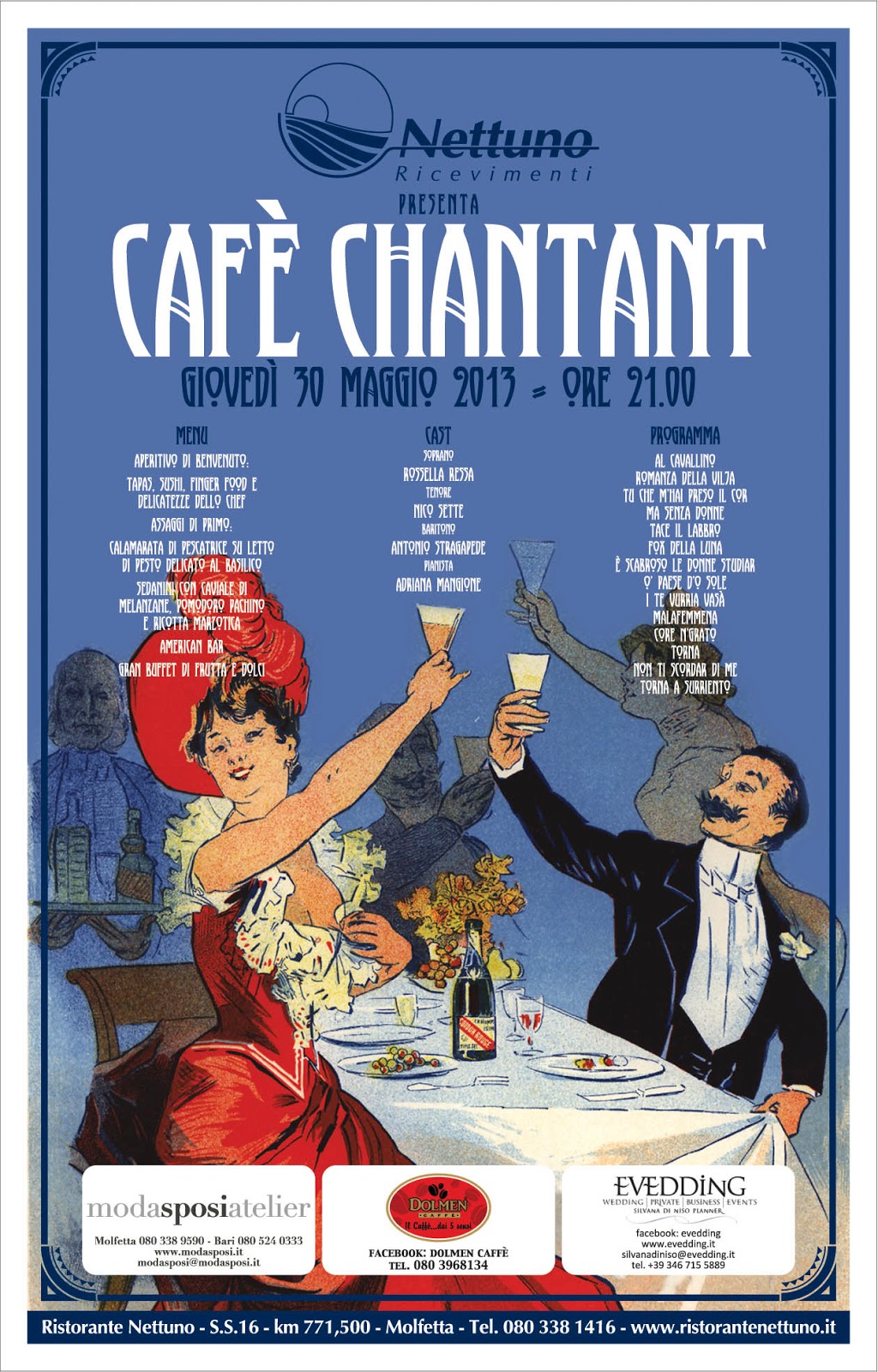 Cafè Chantant – Ricevimenti Nettuno, Molfetta (Ba) - La Gazzetta ...