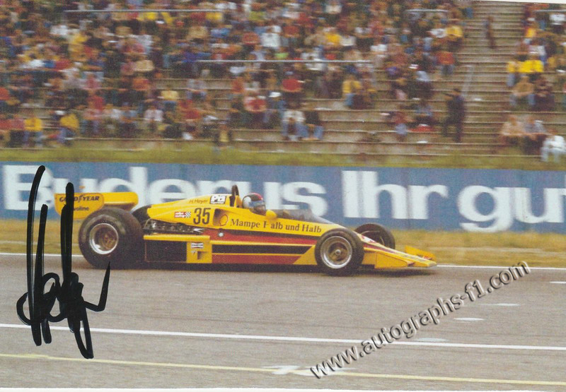 Autographs-F1: Hans HEYER