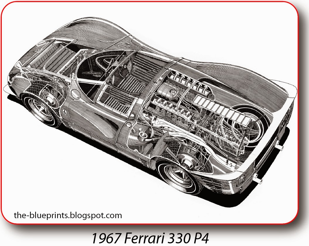 Vector Blueprints - Cars, Trucks, Busses and others: Ferrari ...