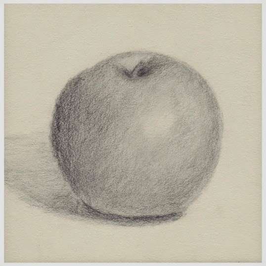 The Rolling Artroom: Apple & Pear Drawings - 2nd Semester - Drawing Class