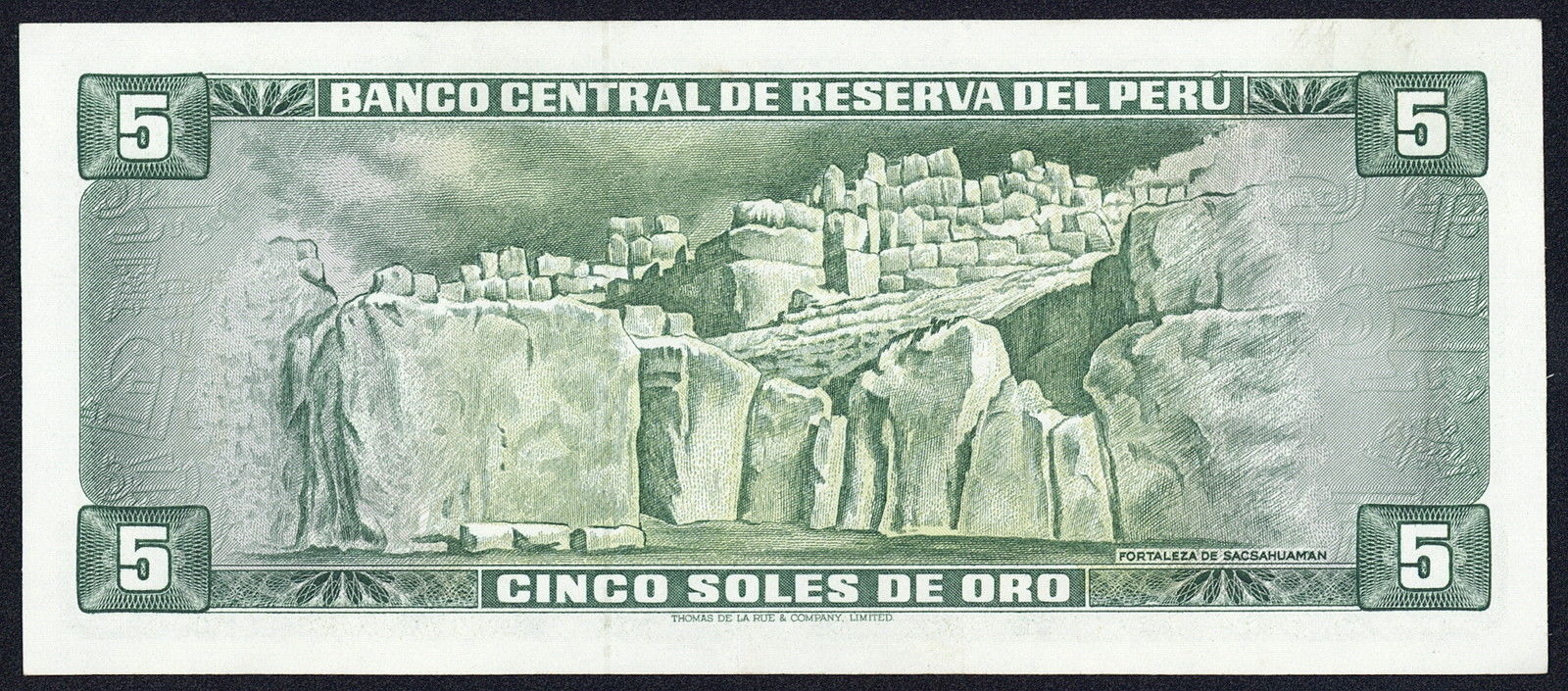 Peru 5 Soles de Oro banknote 1974 Inca Pachacutec|World Banknotes ...