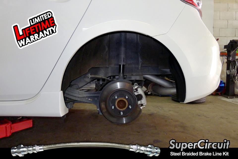 SUPERCIRCUIT Steel Braided Brake Lines: Mazda 3 MPS Steel Braided Brake ...