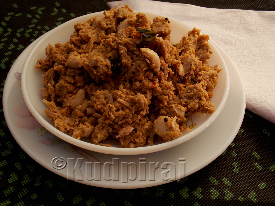 Kudpiraj's Garam Tawa: Kadgi Chakko(Raw Jack Fruit Dry Curry)