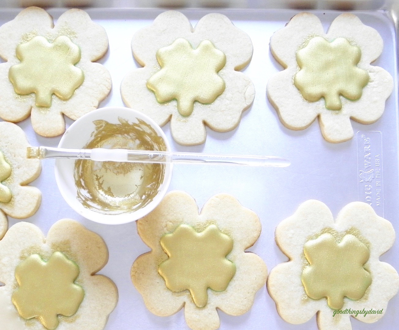 St. Patrick's Day Shamrock Cookies