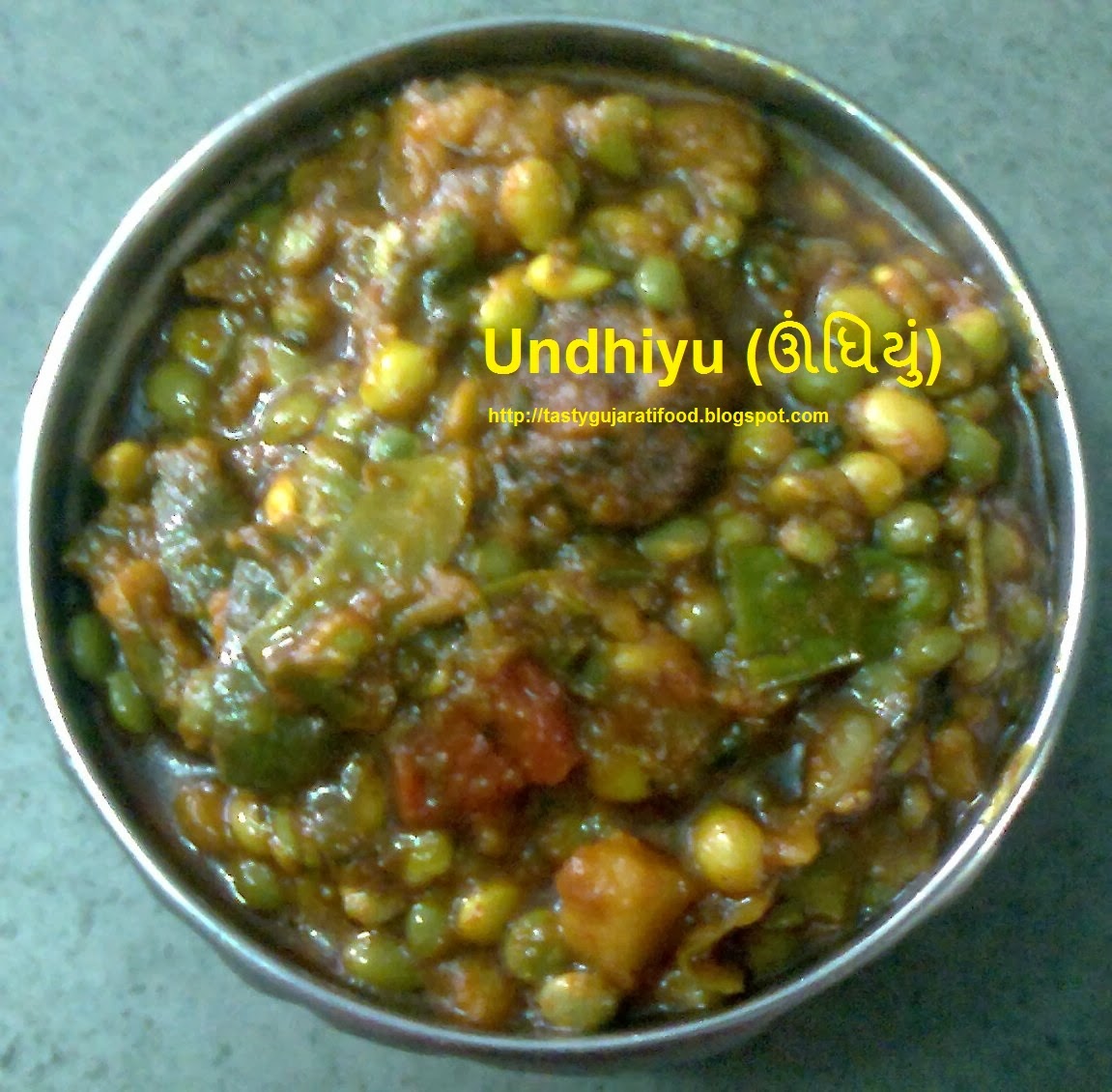 Gujarati Food Recipes :: undhiyu recipe