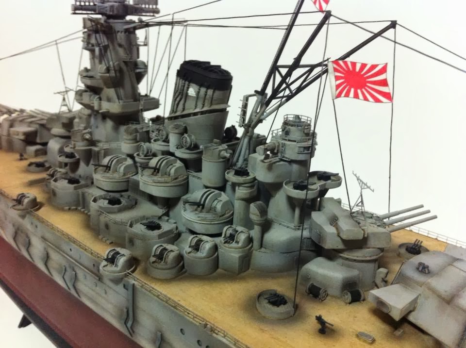 Kitter's Scale Models: 1/350 Battleship IJN Musashi (With PE Upgrades)