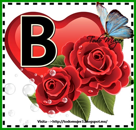 Todo Mujer: ABECEDARIO CORAZONES Y ROSAS