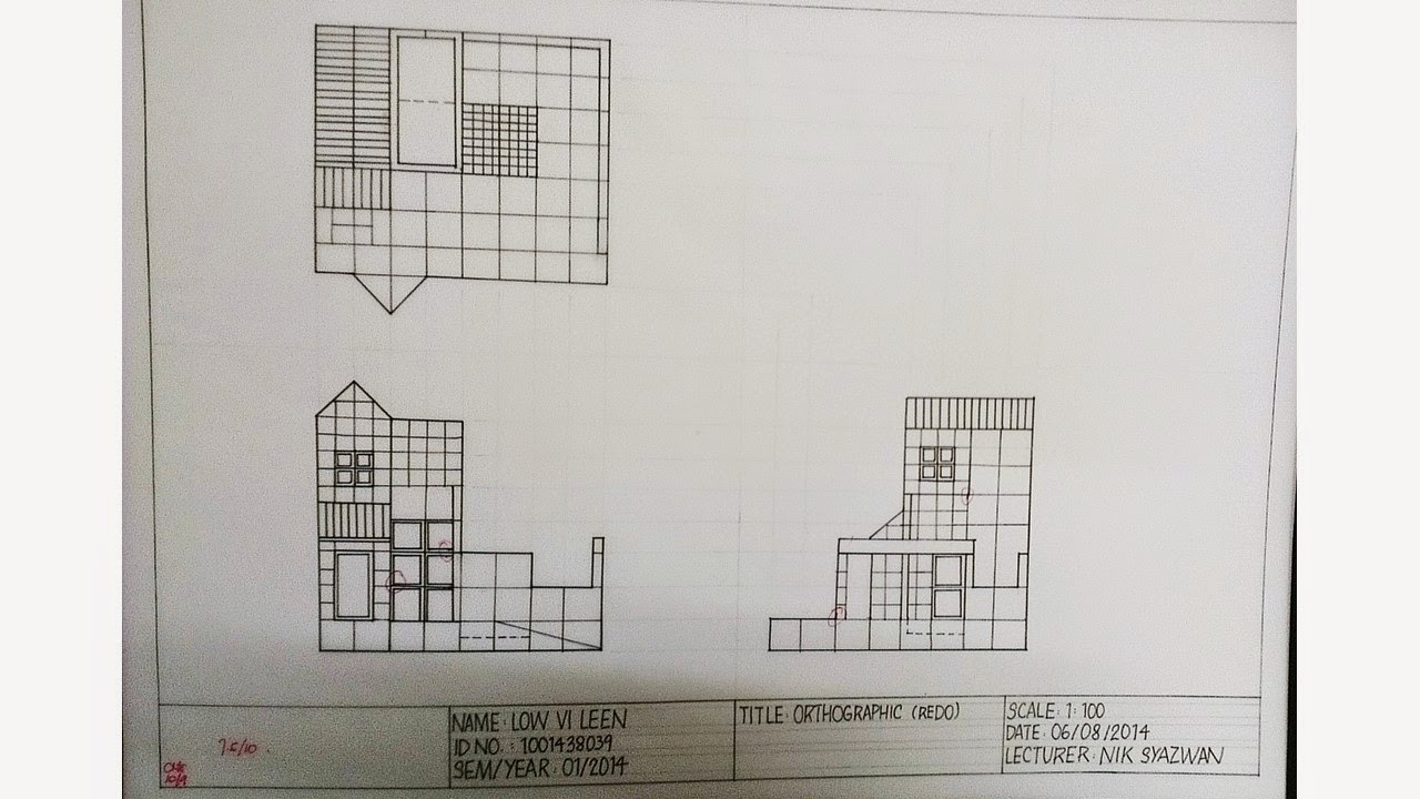 Architecture : ORTHOGRAPHIC PROJECTION