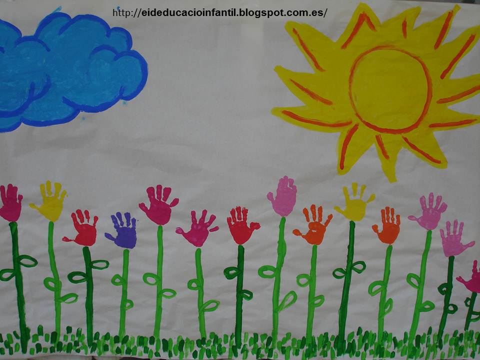 EDUCACIÓ INFANTIL : MURAL DE PRIMAVERA