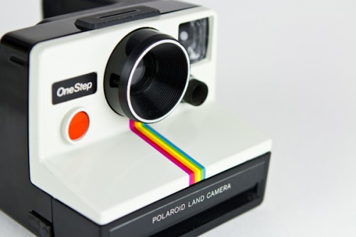 Everything round and round: Polaroid Camera