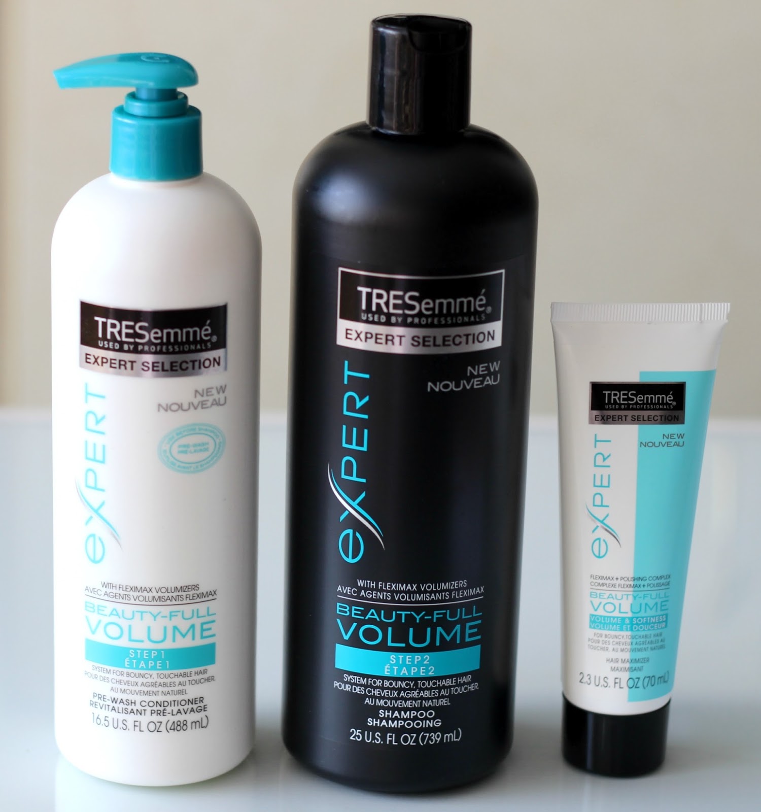 Trying Reverse Washing with TRESemmé Beauty-Full Volume Collection ...