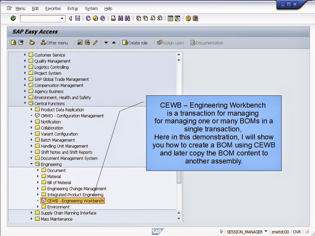 青蛙SAP分享 Froggy's SAP insights: Engineering Workbench : Create BOM and ...