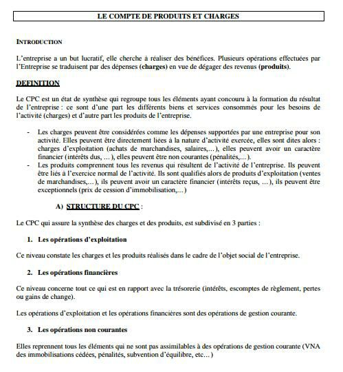 eco4study: CPC (petit cours + 2 exercices corrigés)