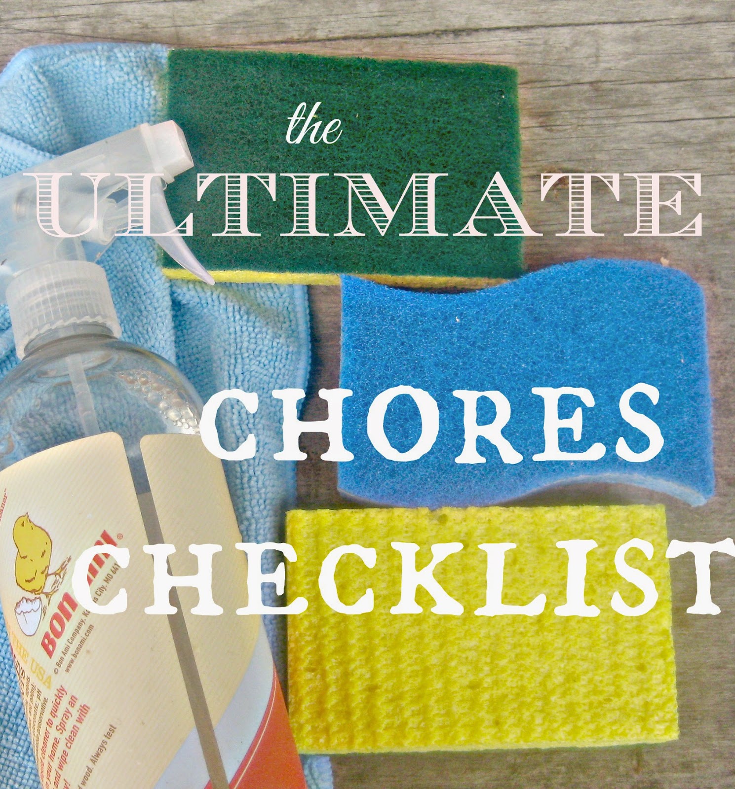 Fabulously Fresh and Clean Chores Checklist with Free Printables