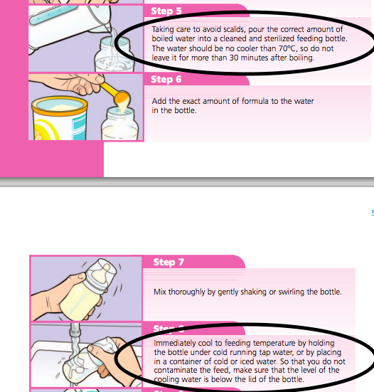 Chronicles of a Nursing Mom: Safe Formula Feeding