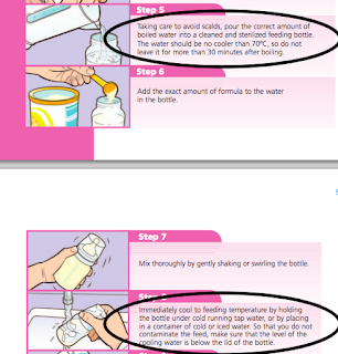 Chronicles of a Nursing Mom: Safe Formula Feeding