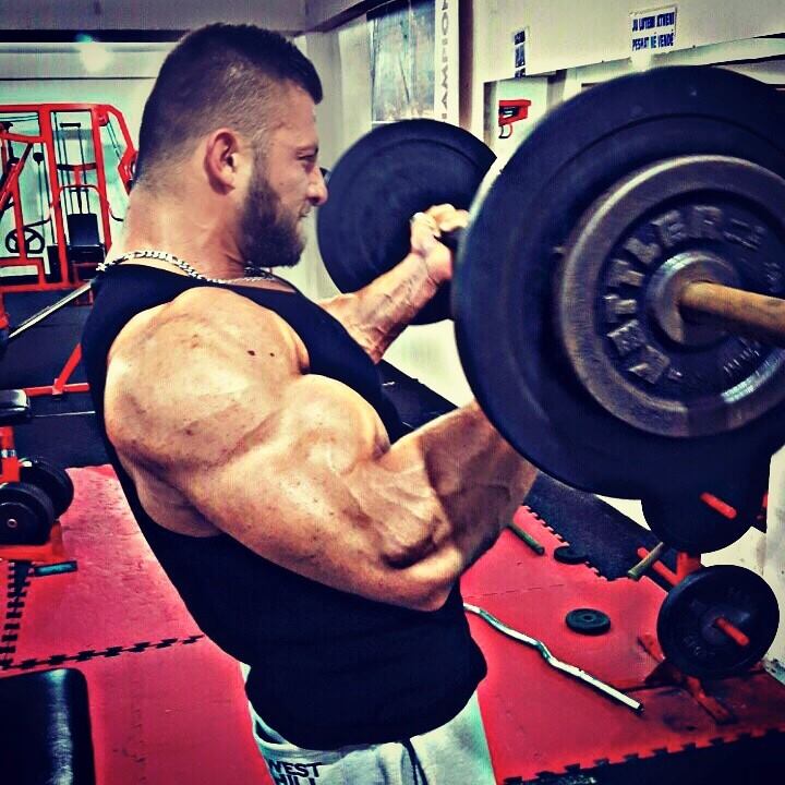 Bodybuilder Muscle Worship: BESIM TRENA ALBANIAN BODYBUILDER