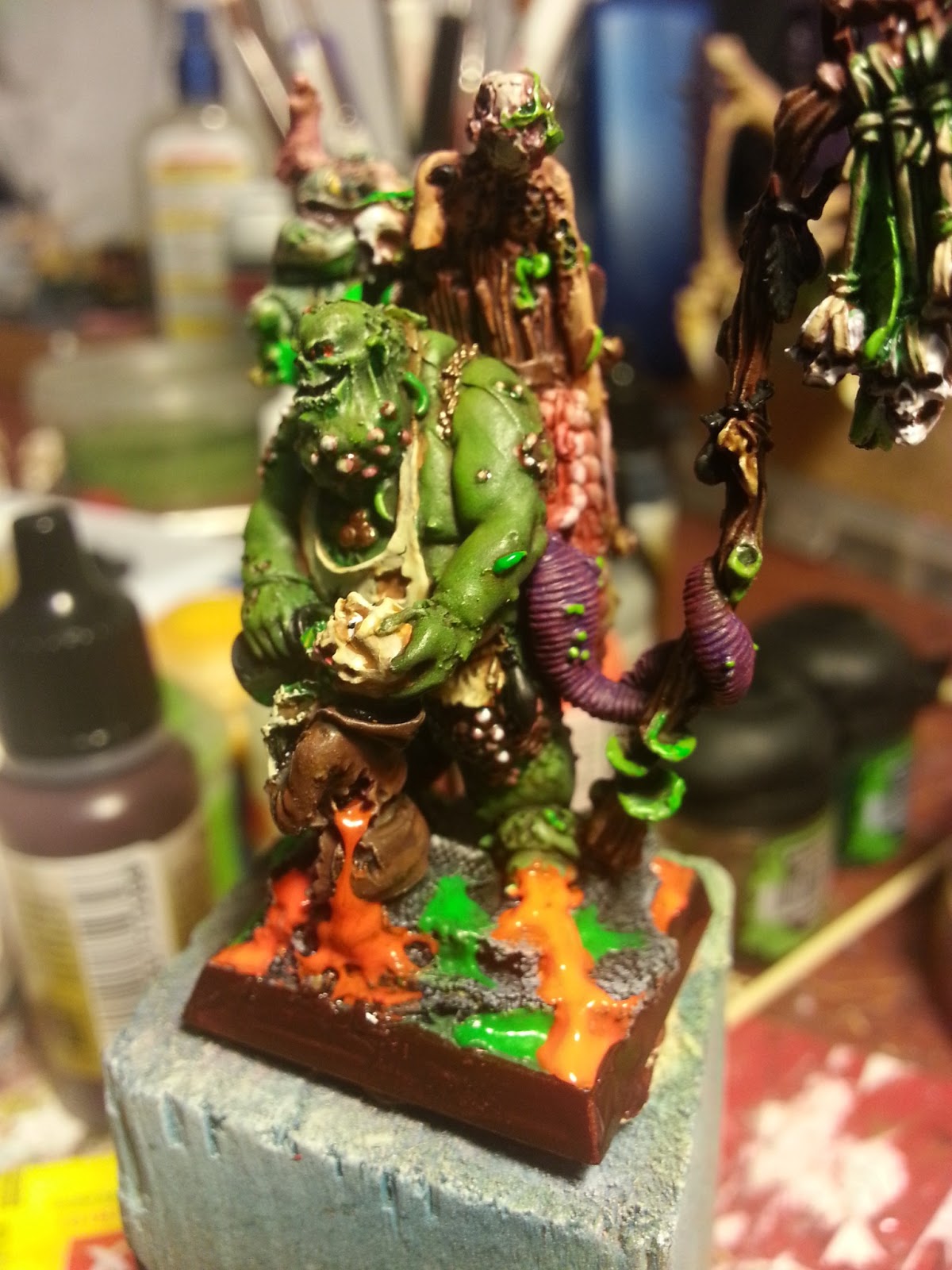 Cogendez's Mini Painting Blog : Festus the Leechlord
