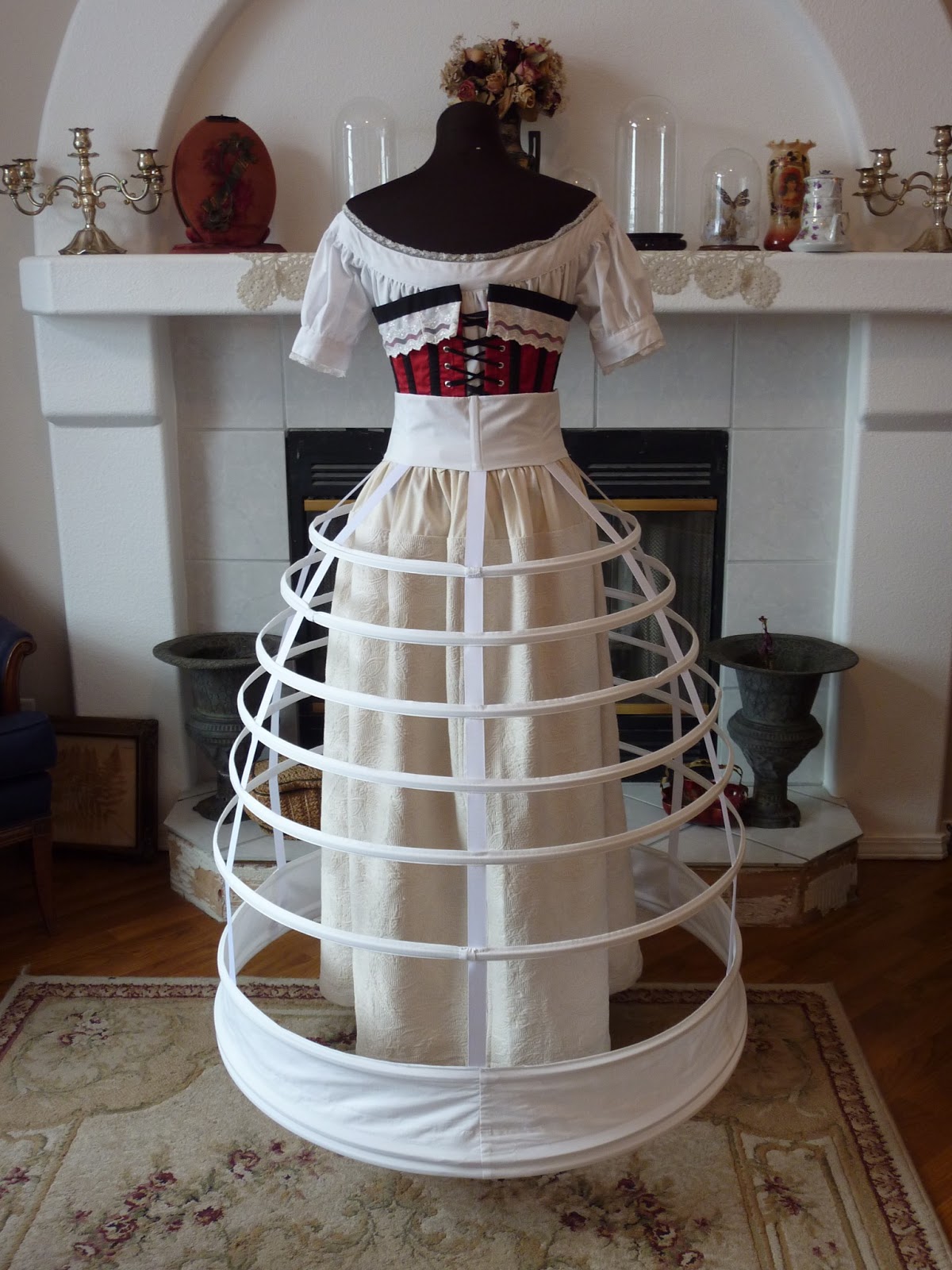 Beauty From Ashes: 1863 Underwear: Cage Crinoline