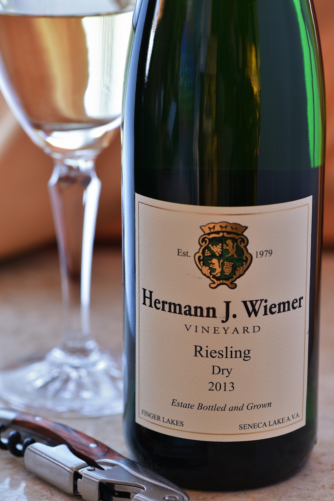 New Hampshire Wine-man: Hermann J. Wiemer Vineyard 2013 Dry Riesling (Fingerlakes)