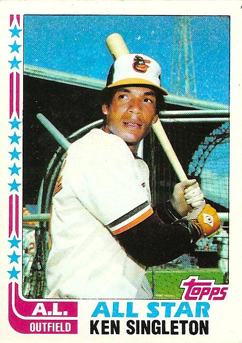Orioles Card "O" the Day: Ken Singleton, 1982 Topps #552