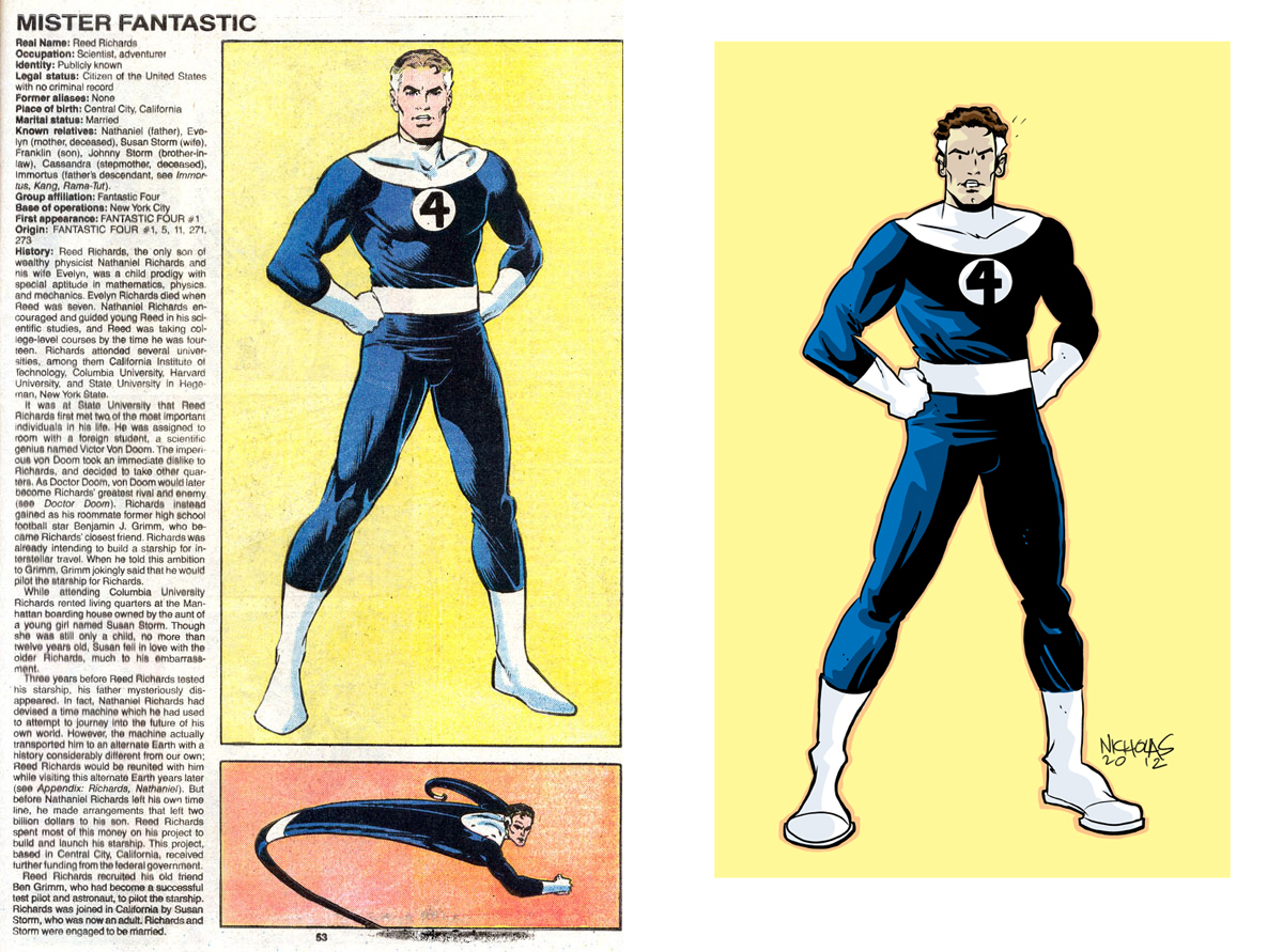 The Official Handbook to the Marvel Universe - REDUX Edition: MISTER ...