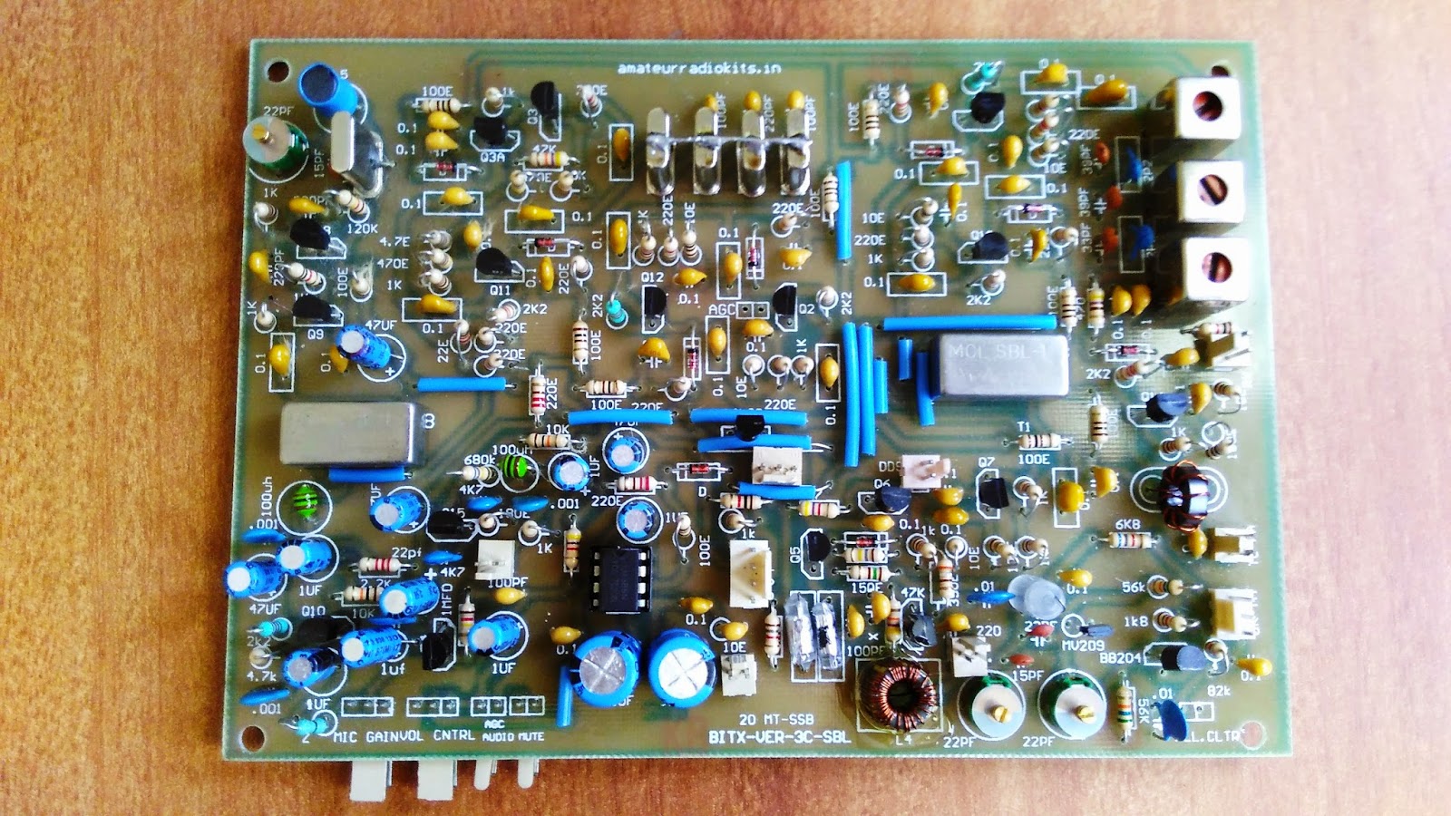 BITX SSB QRP TCVR FOR HAM RADIO: Bitx3C With SBL-1 Mixer
