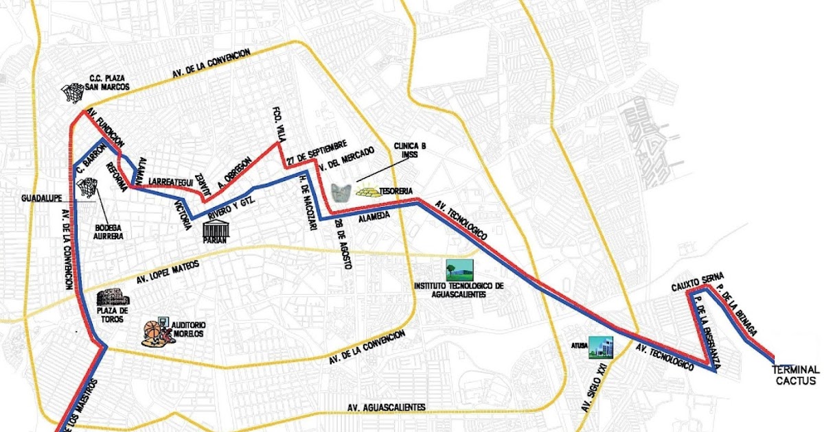 Rutas de Camiones Aguascalientes: Ruta 27