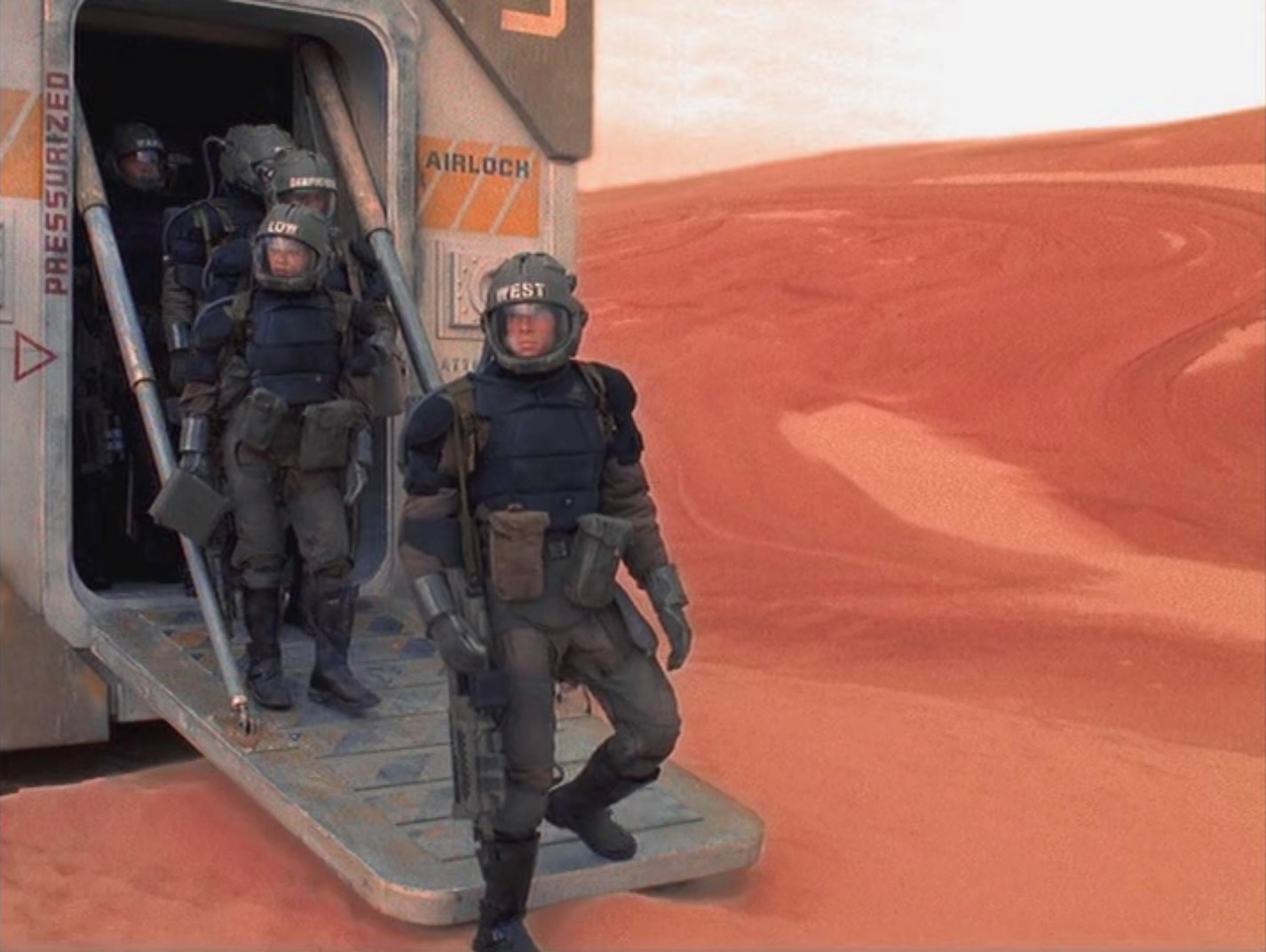 Marines on Mars - images from Space: Above and Beyond (1995) TV series ...