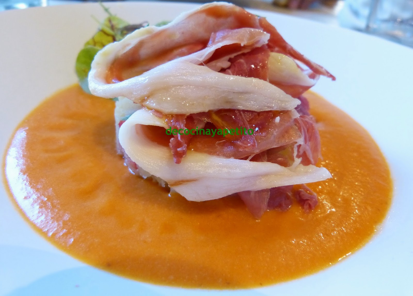 Cocinando con Vicky, recetas de cocina: SALMOREJO CORDOBES, CON JAMON ...