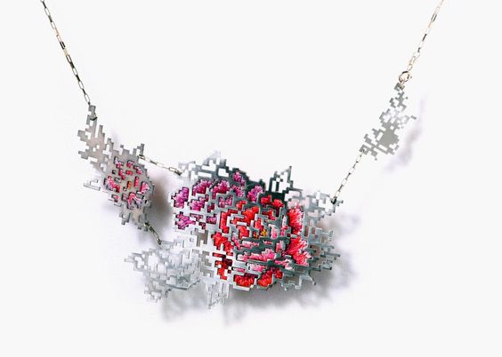 Adorn: Heng Lee - metal and embroidery jewelry