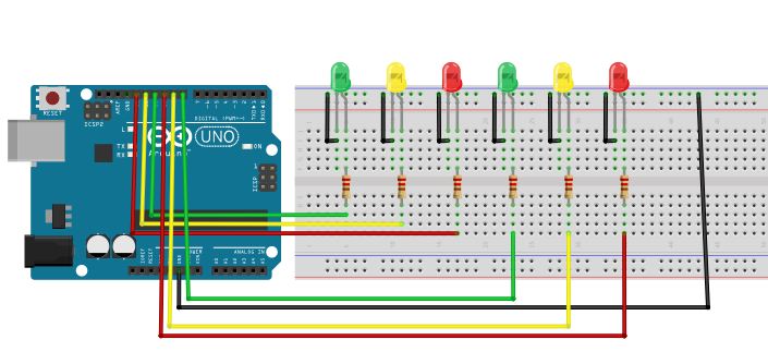 Arduino Pilger: Sequenciamento - O semáforo
