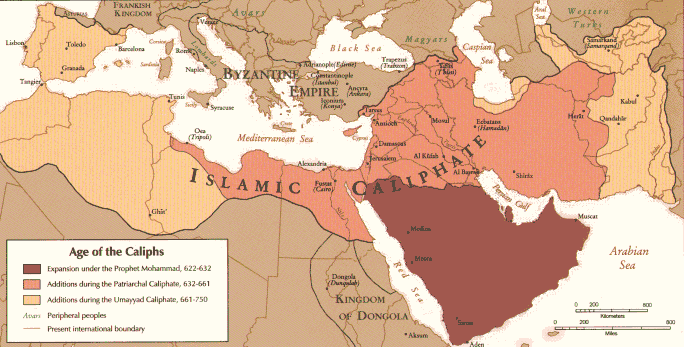 Lo Que Pasó en la Historia: April 29: Islamic Umayyad Caliphate troops ...