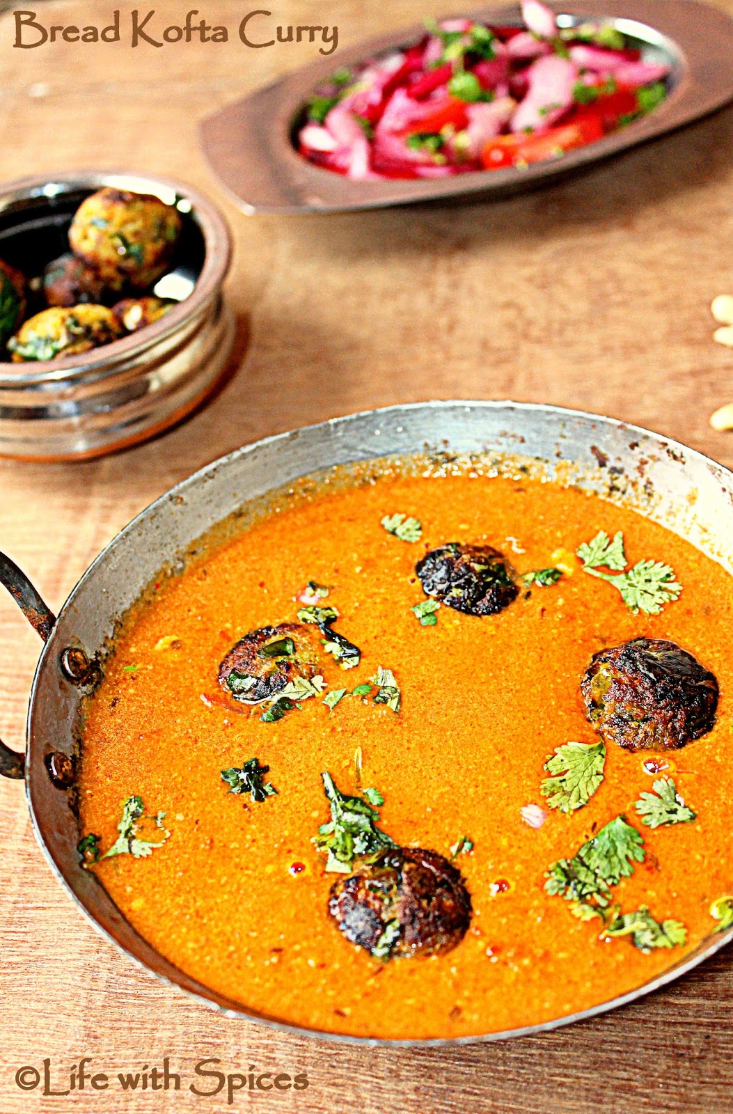 Life with spices: BREAD KOFTE CURRY RECIPE