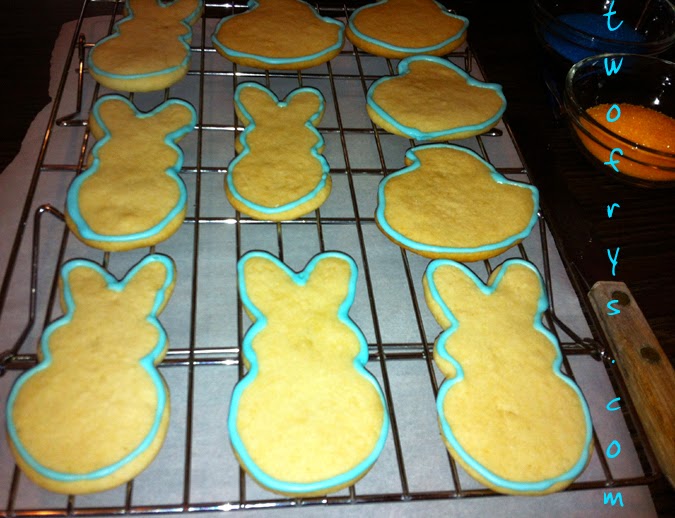 Two Frys: Easter Egg and Peeps Sugar Cookies