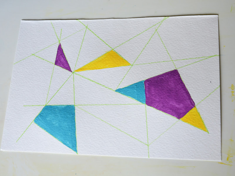 Nessa Dee: Crafty Friday: Geometric Art