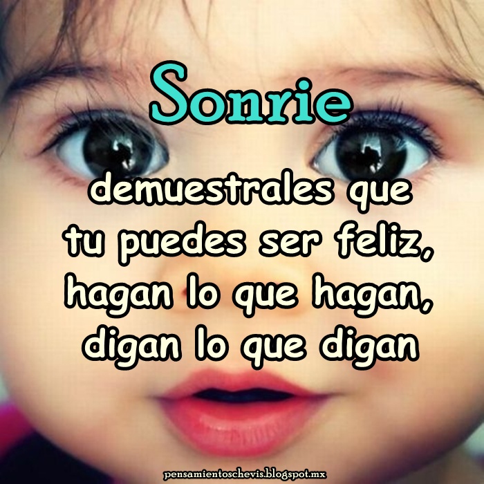 Reflexiones y pensamientos: Sonrie