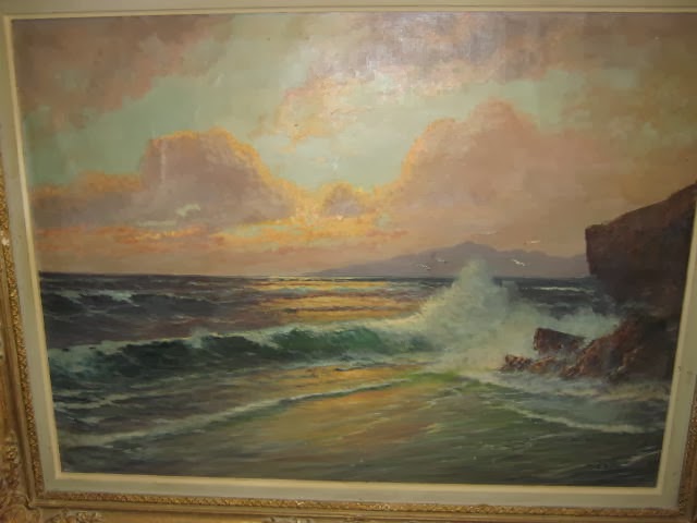 Funk & Gruven A-Z: ORIGINAL SEASCAPE PAINTING by FRANK WALLIS