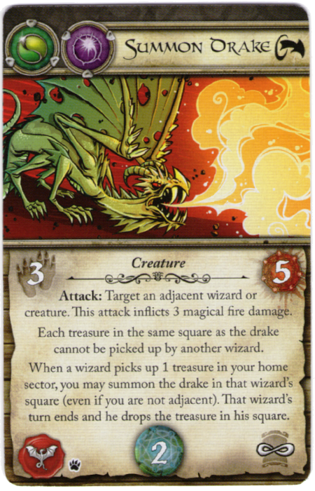 Wiz-War Mastered: Draconic - Neutral/Counter - Summon Drake