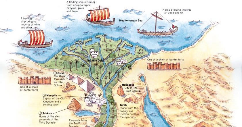 Online Maps: Ancient Egypt Map