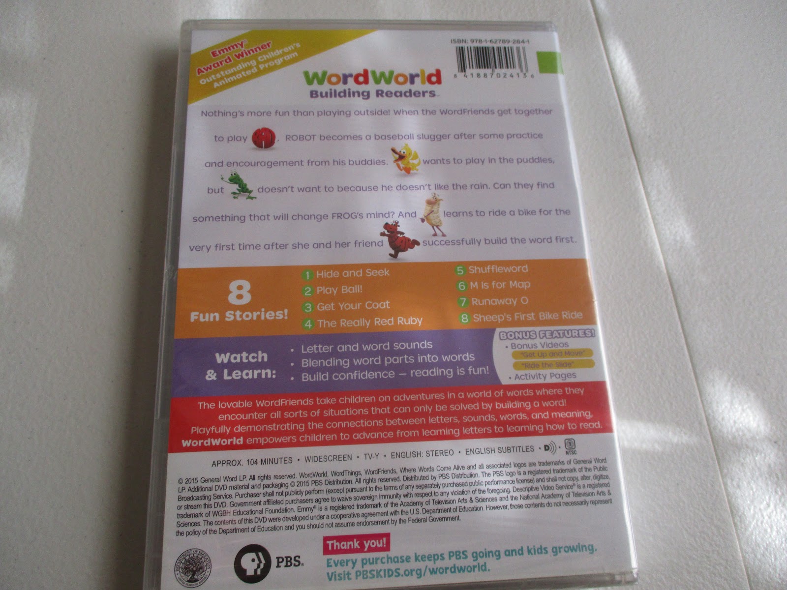 Missy's Product Reviews : WordWorld Building Readers Outdoor Fun!