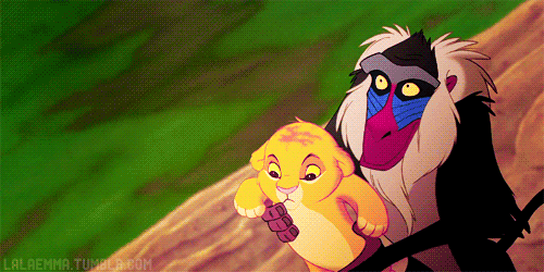 AKI GIFS: Gifs animados Simba (Rei Leão)
