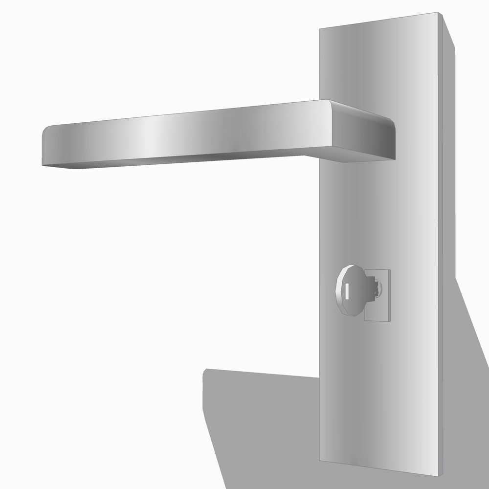 Download Sketchup 3D file lock Door Knob-002 3DDWG 3D Models for free ...