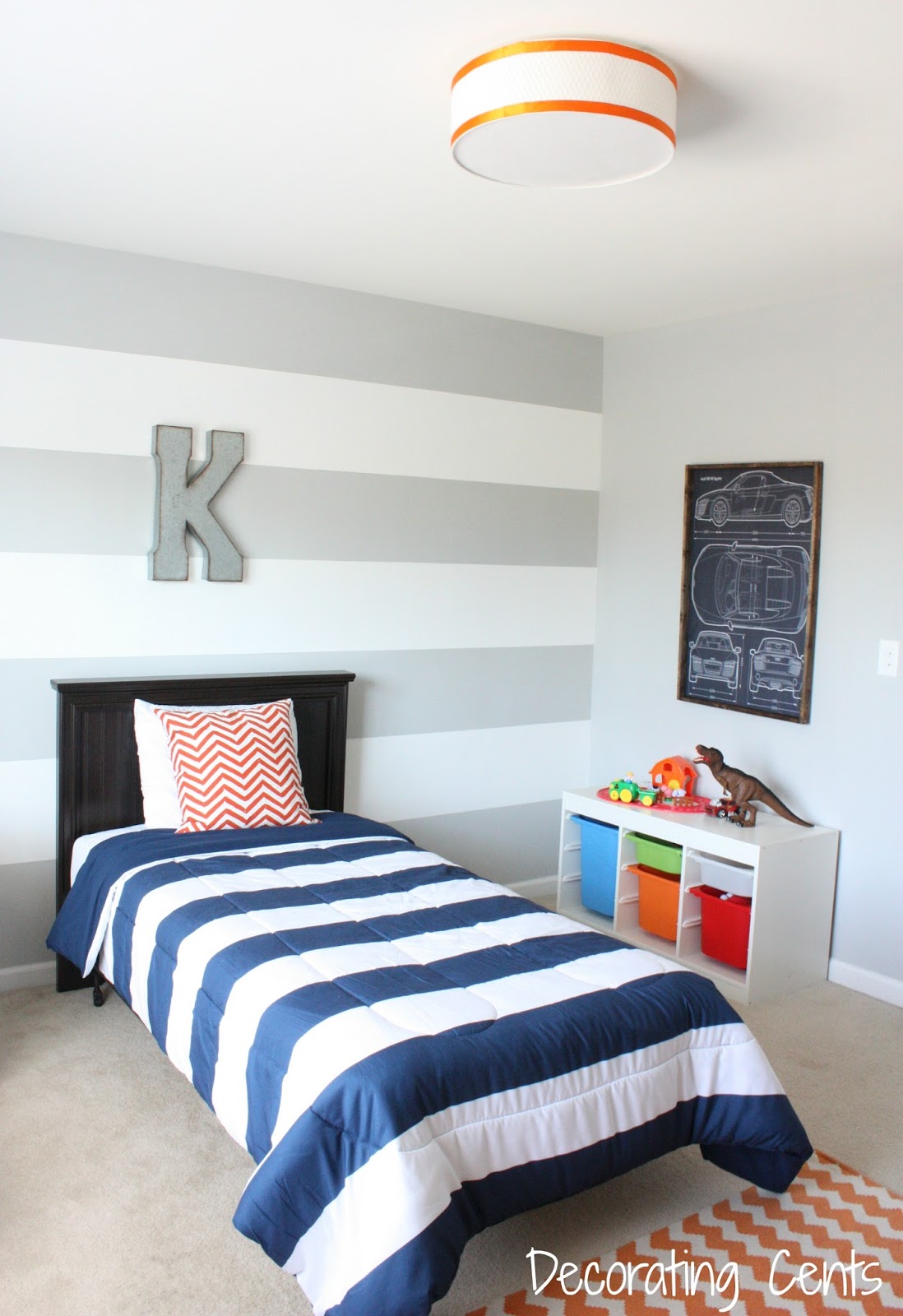 Modern Industrial Boy Room Reveal