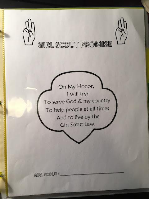 Ms Curly Texan: Girl Scout Girl Binder (plus a few tips)