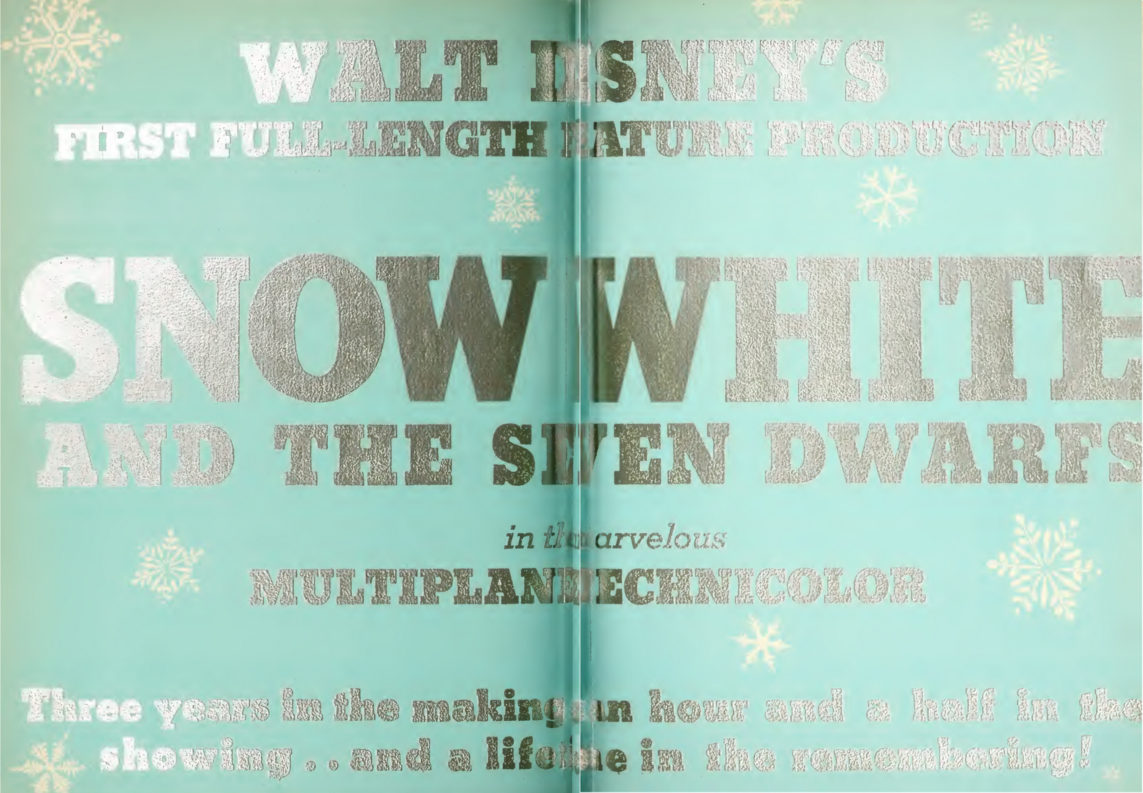 Filmic Light - Snow White Archive: 74th Anniversary of Disney's Snow White!