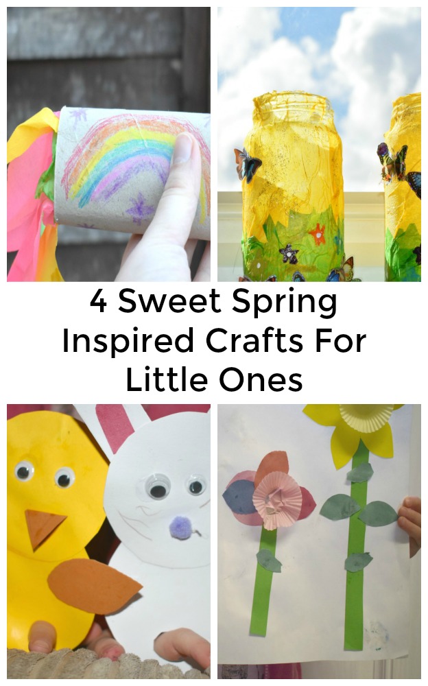 4 Sweet Spring Inspired Crafts For Little Ones - Whimsical Mumblings